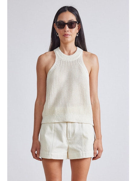 Ori Racer Linen Tank in Cream – Nines Apparel